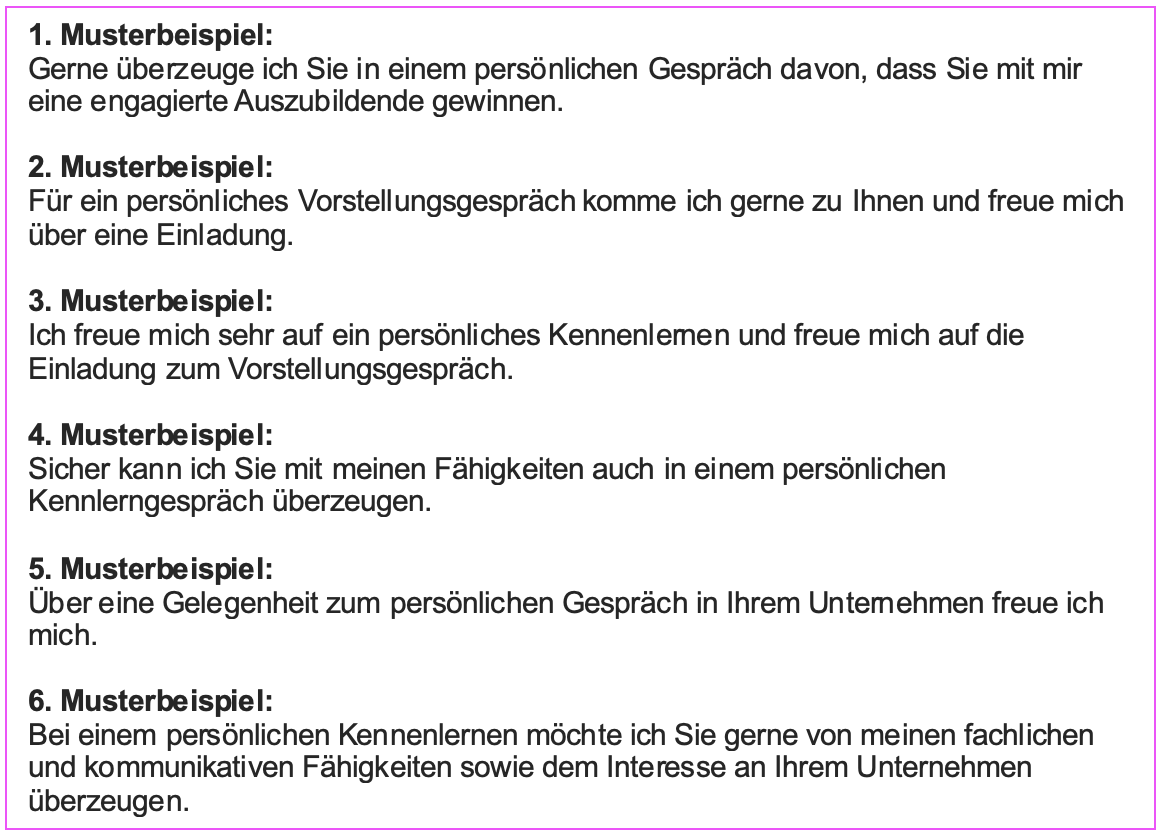 Das perfekte Anschreiben Teil 3 - Der Schlussteil - Karriere Handel